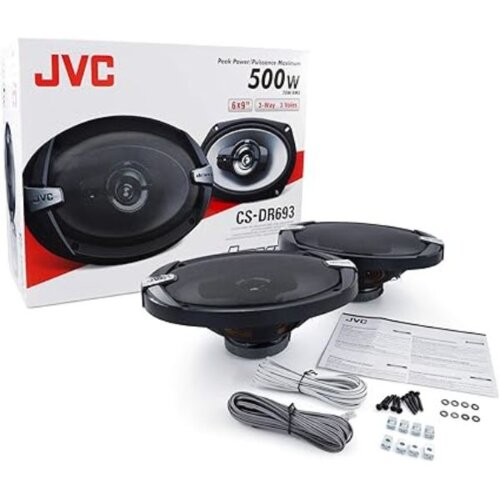 JVC CS-DR693 – 6x9” 3-Way Car Speakers, 500W Peak Power | Kenyatronics
